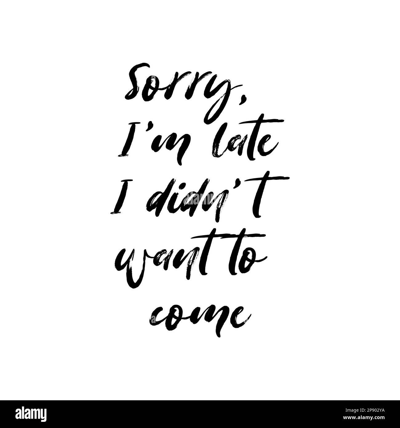 I am late Stock Vector Images - Alamy