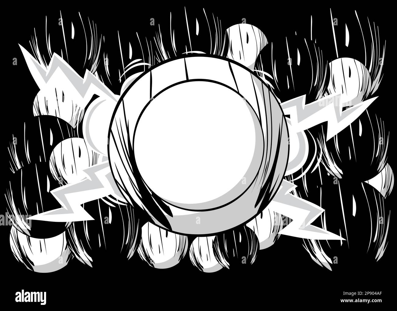 Comic book Black and white Advertising background. Comics Presentation ...