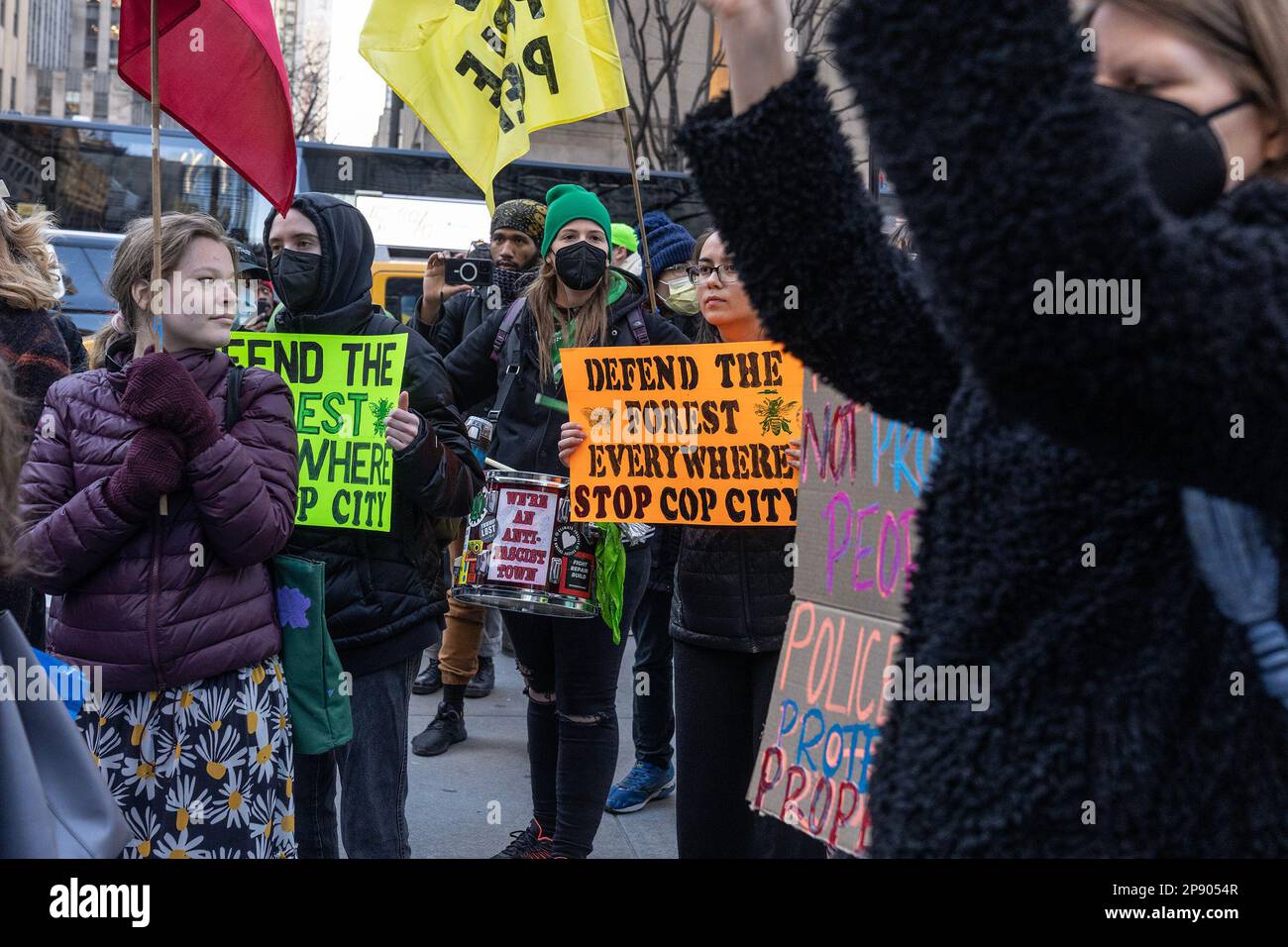 New York, United States. 09th Mar, 2023. Protesters gathered on 5th ...