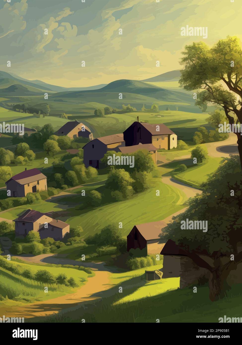 Posters in windows Stock Vector Images - Alamy