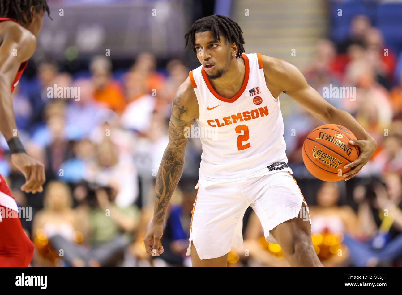 GREENSBORO, NC - MARCH 09: Dillon Hunter (2) of the Clemson Tigers ...