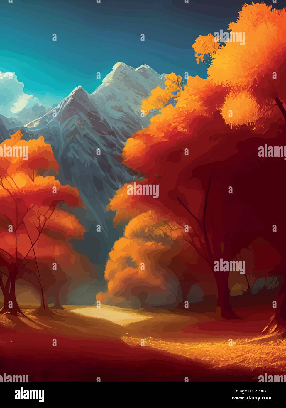 Cartoon autumn hi-res stock photography and images - Alamy