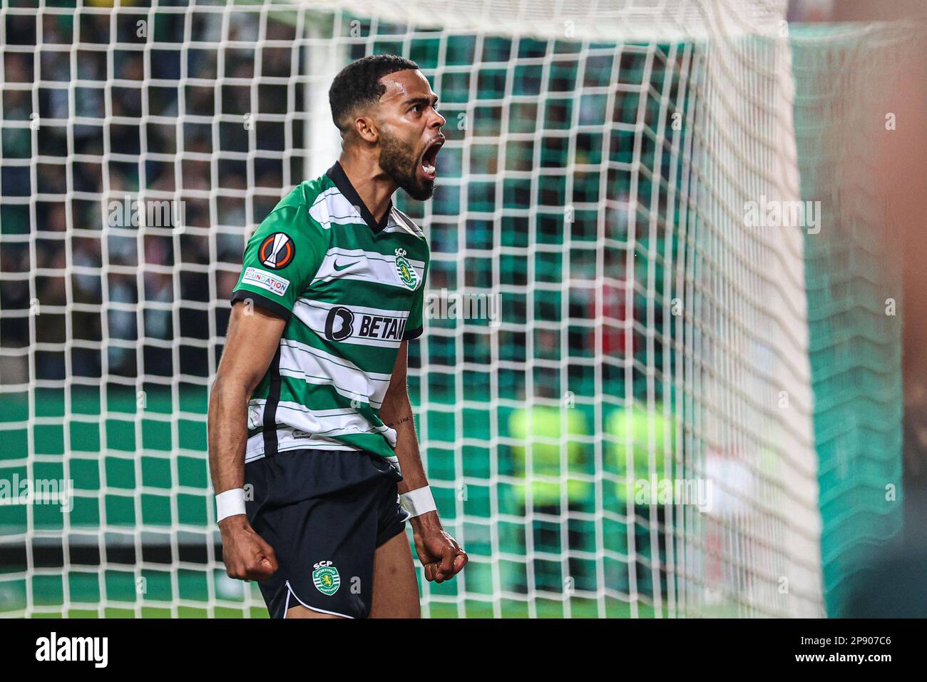 Lisbon, Portugal. 09th Mar, 2023. Jeremiah St. Juste of Sporting CP ...