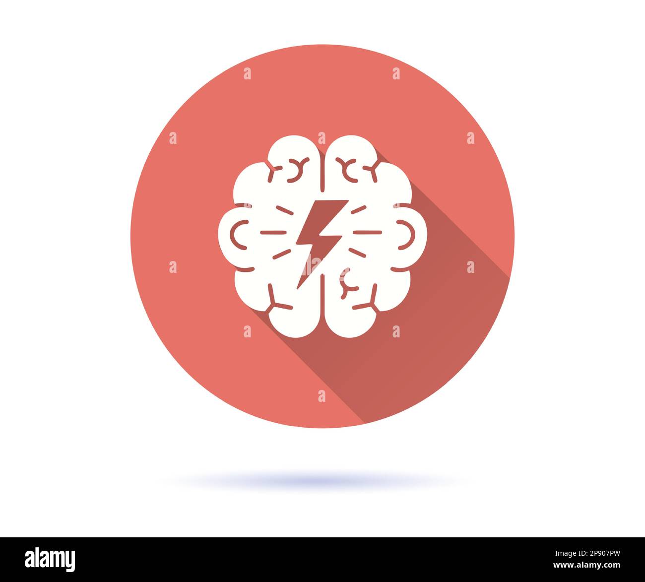 Brain damage Stock Vector Images - Alamy