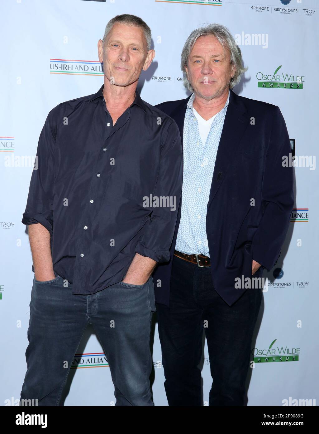 Santa Monica, USA. 09th Mar, 2023. Jamie Harris, Damian Harris arrives ...
