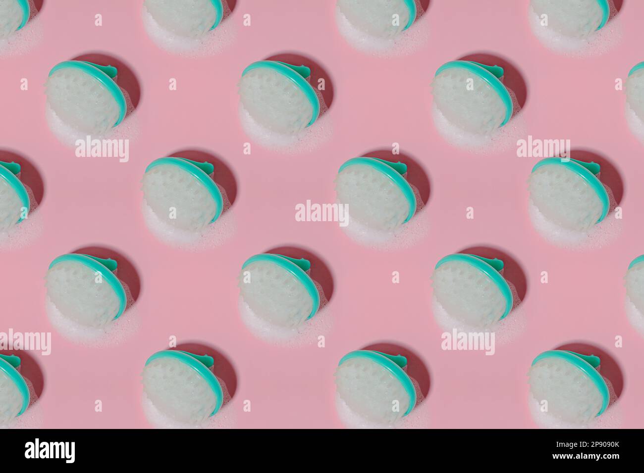 Pattern with Hair brush for scalp massage and cleansing with shampoo ...