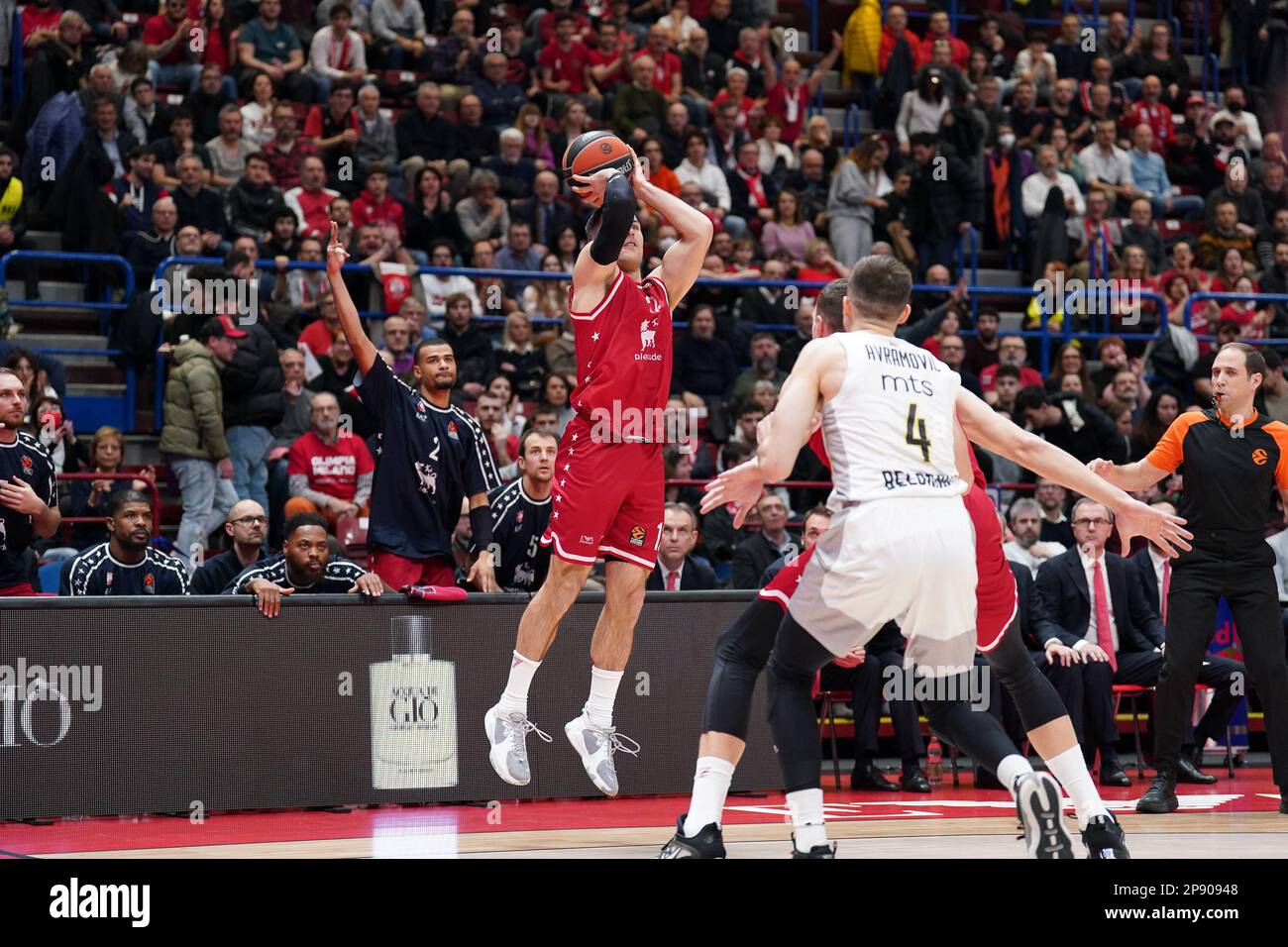 Milan, Italy. 09th Mar, 2023. Billy Baron (EA7 EMPORIO ARMANI MILANO ...