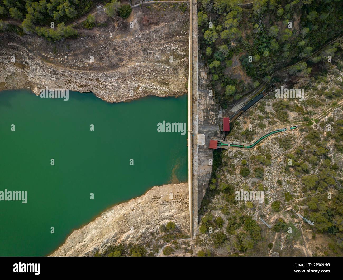 Els Guiamets reservoir almost dry during the 2022-23 drought (Priorat ...