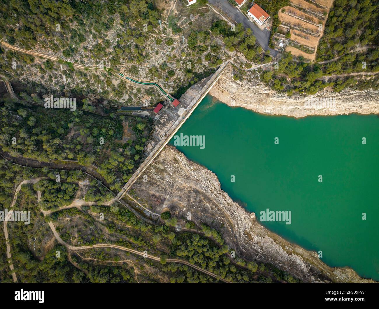 Els Guiamets reservoir almost dry during the 2022-23 drought (Priorat ...