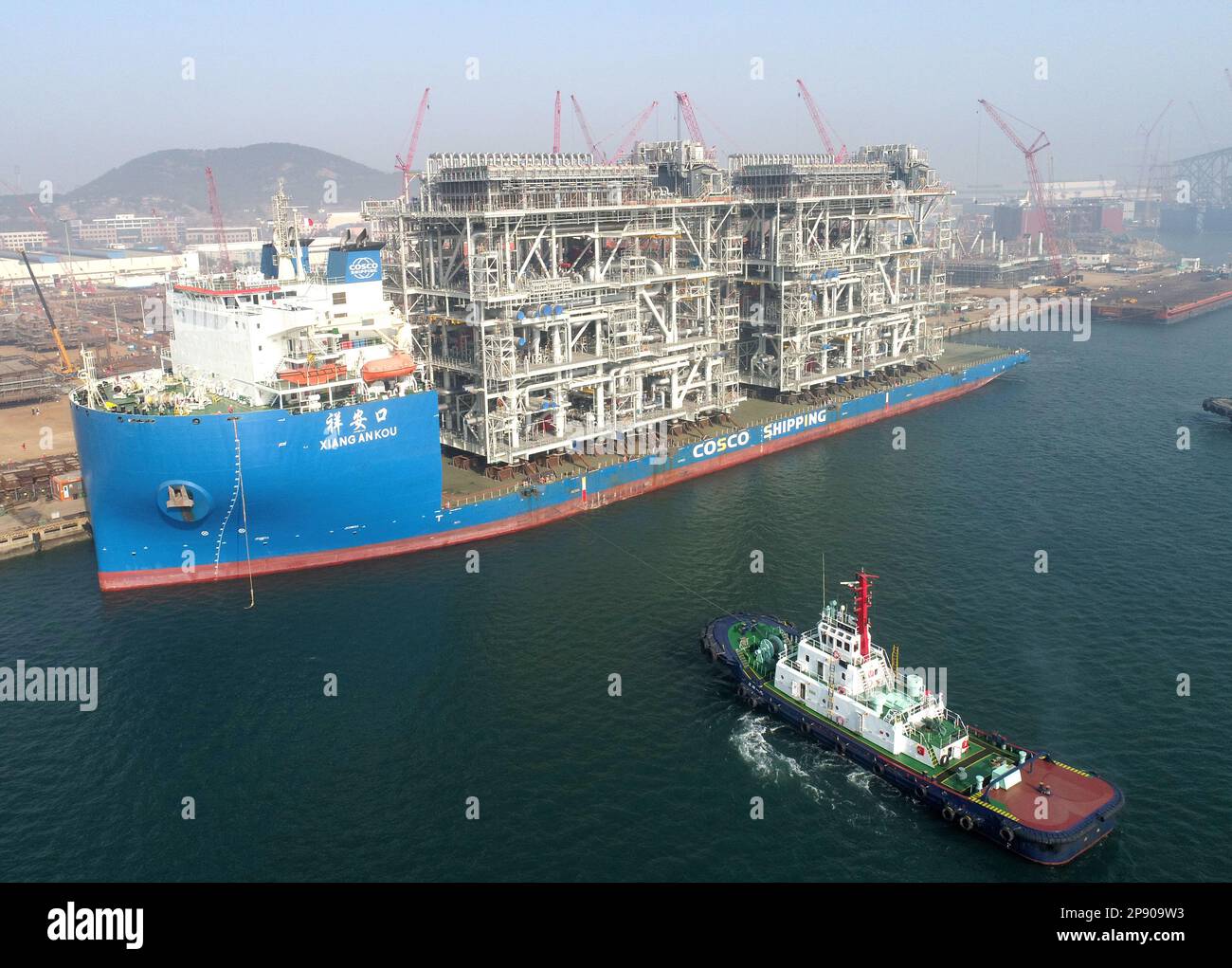 QINGDAO, CHINA - MARCH 10, 2023 - The world's first integrated modular ...