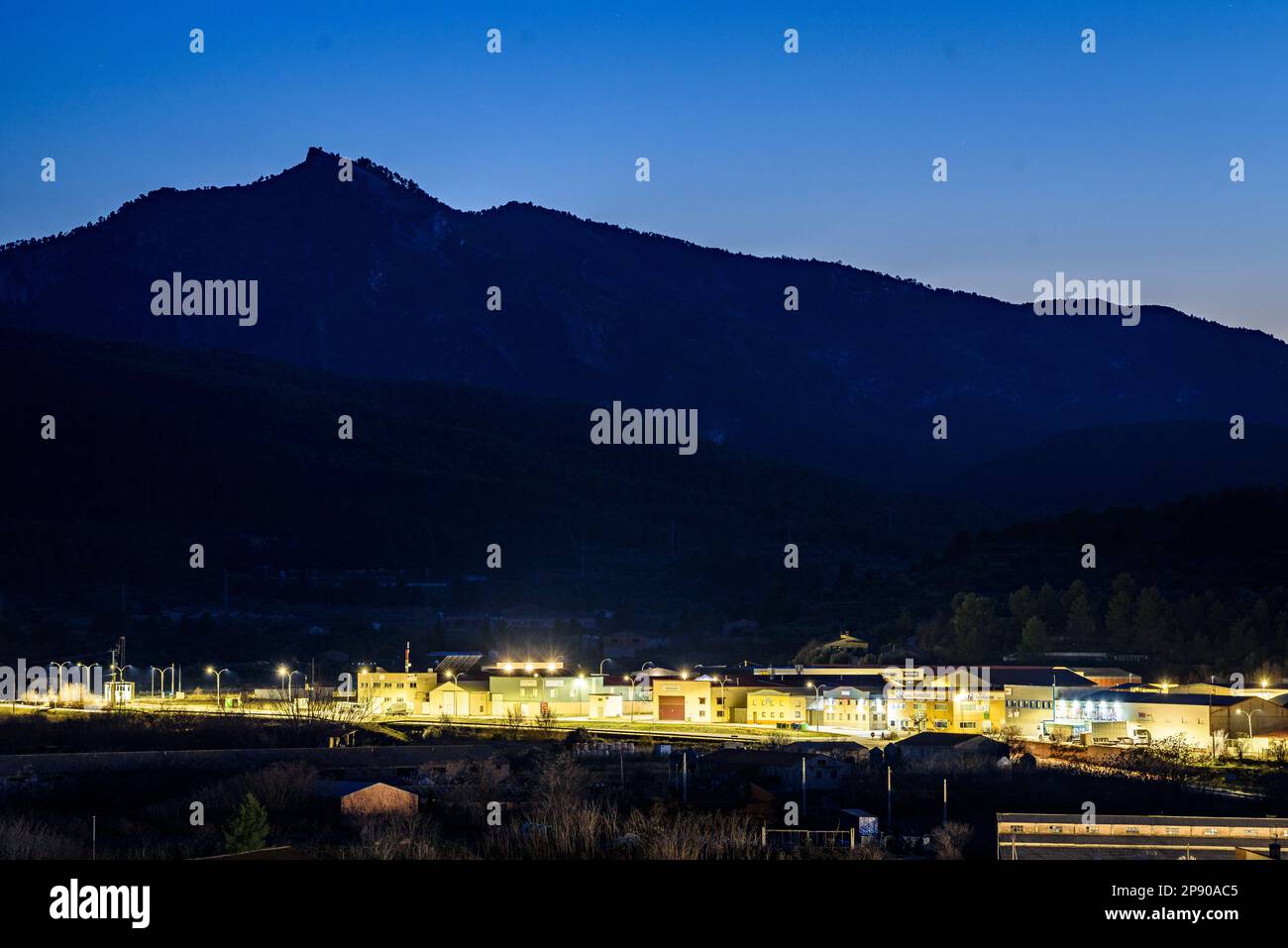Picosa mountain, in the Puertos de Beceite range, seen from ...