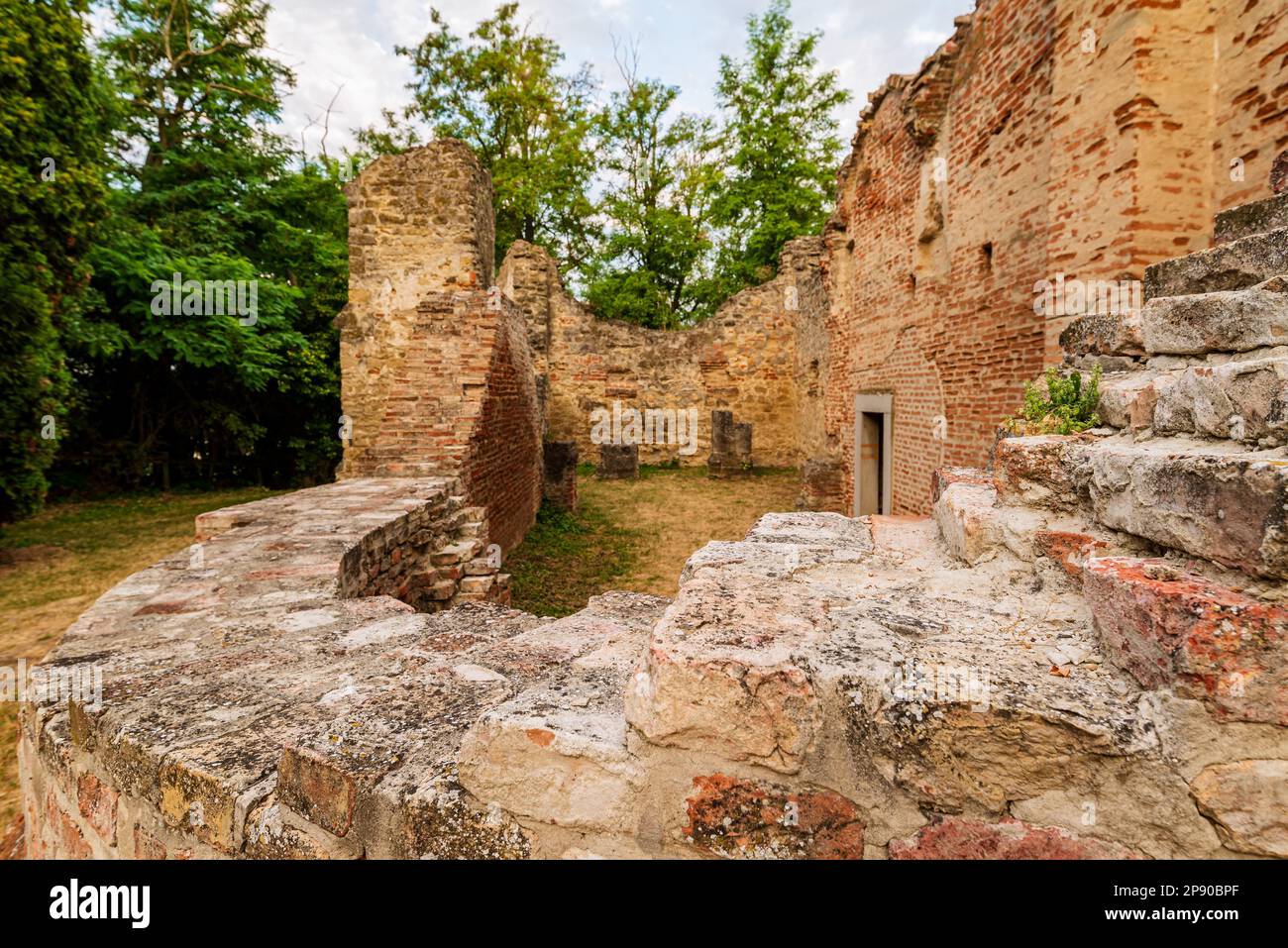 Unnamed temple riun from Arpad age. There is near by Radliget village ...