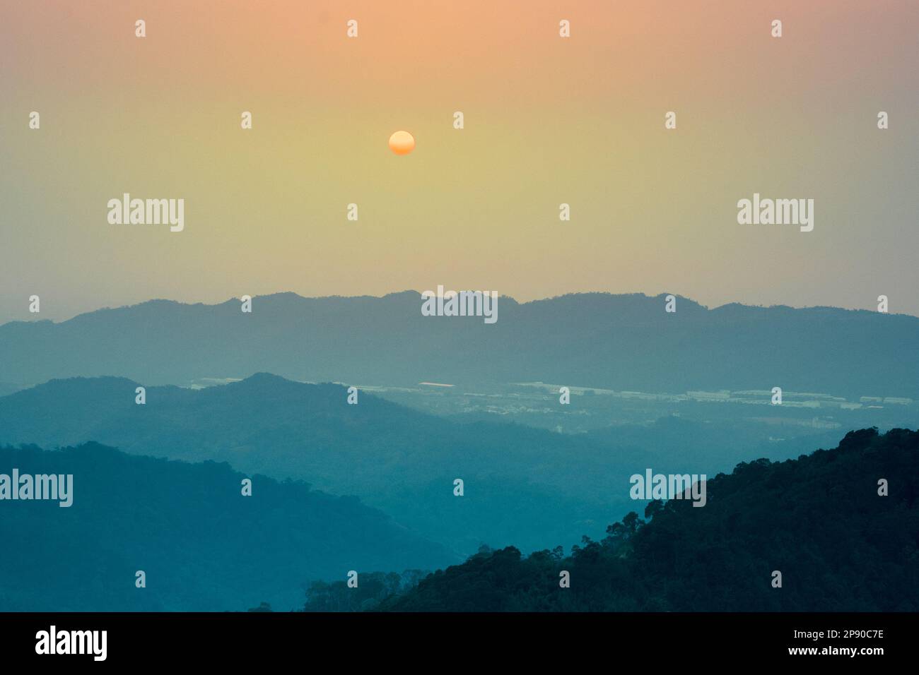 At dusk, the sun moves from high above in the direction of the ...