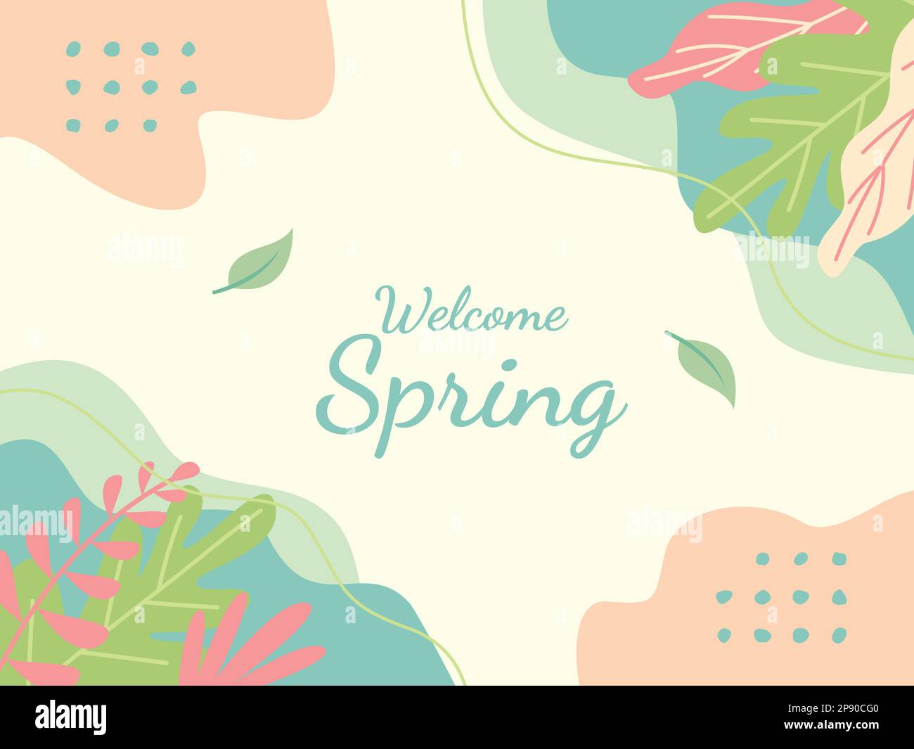 Welcome april Stock Vector Images - Alamy