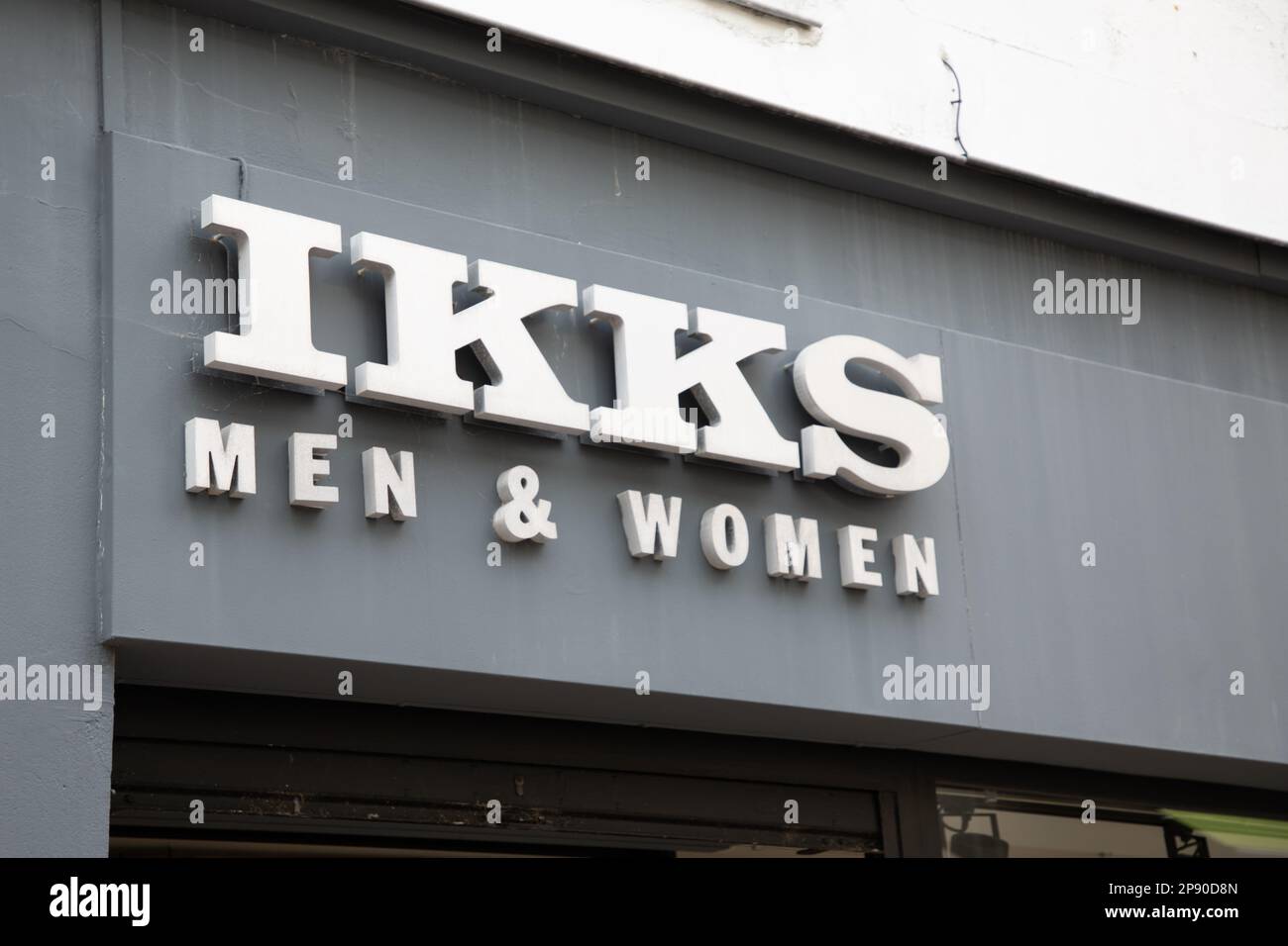 Bordeaux , Aquitaine France - 02 25 2023 : Ikks men women sign text ...