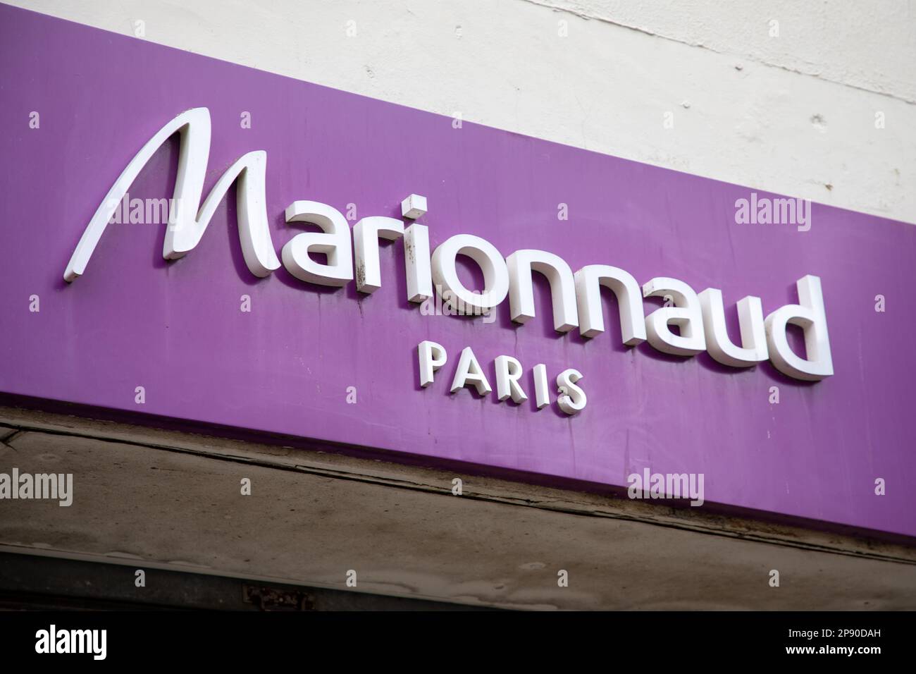 Bordeaux , Aquitaine France - 02 25 2023 : Marionnaud logo text on ...