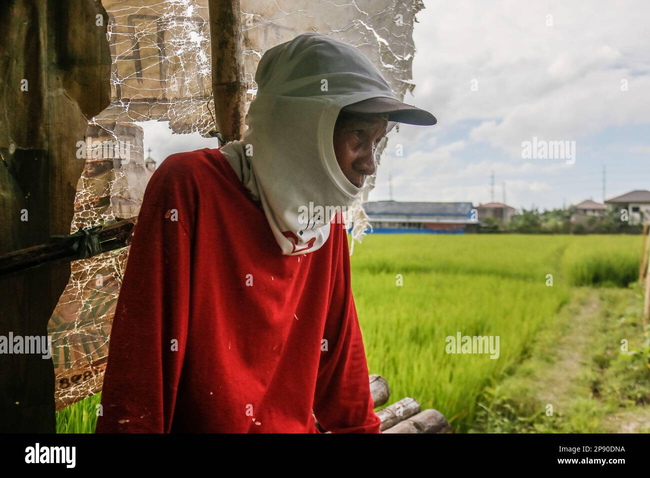 Teresa, Rizal, Philippines. 10th Mar, 2023. Filipino farmer works on a ...