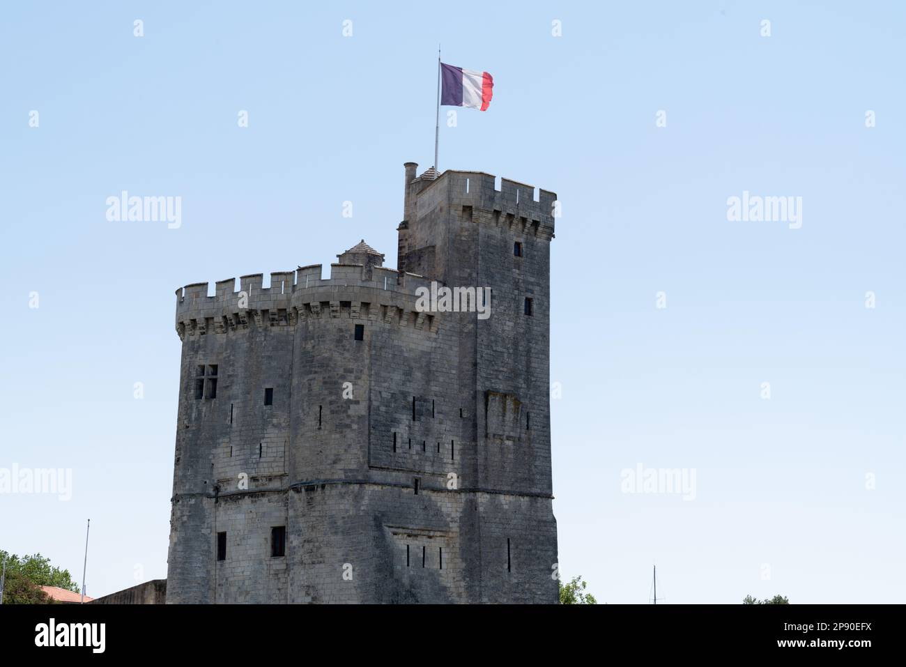 Tower gates of La Rochelle old harbor in France south west Stock Photo ...