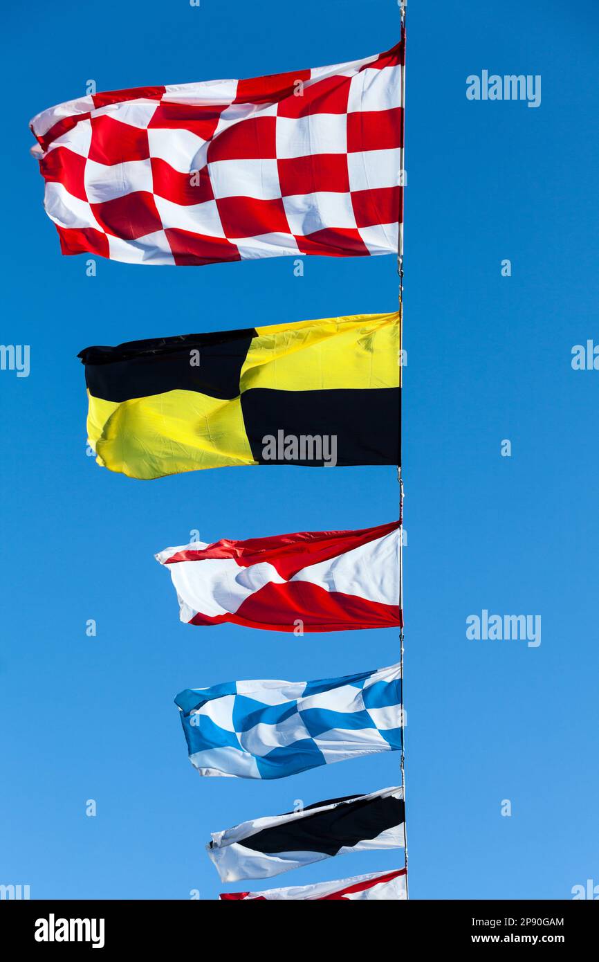 Alphabetic flag hi-res stock photography and images - Alamy