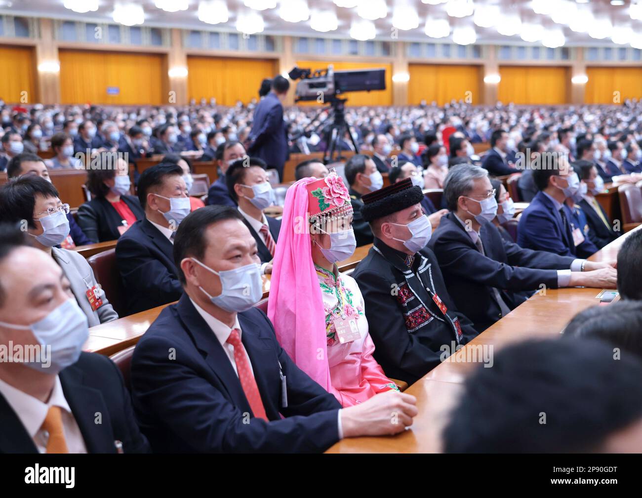Beijing, China. 10th Mar, 2023. The third plenary meeting of the first ...