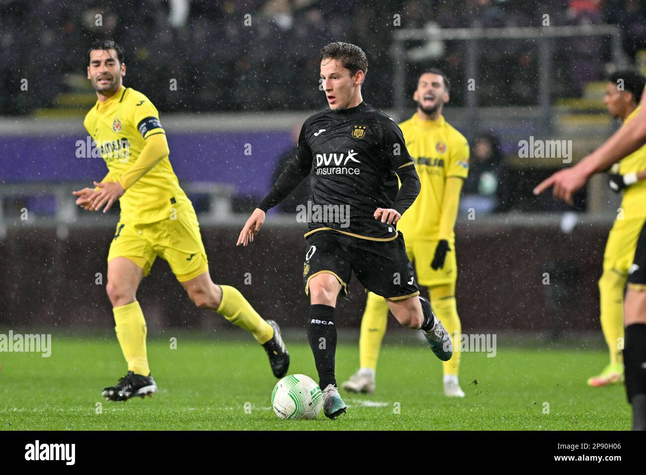 Brussel , Belgium . 09/03/2023, Yari Verschaeren (10) of Anderlecht ...