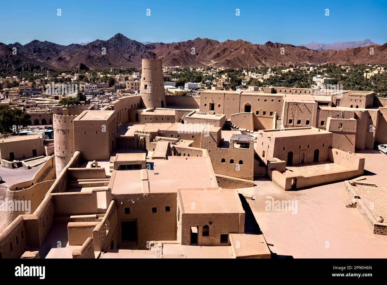 View of the UNESCO World Heritage Bahla Fort, Bahla, Oman Stock Photo - Alamy
