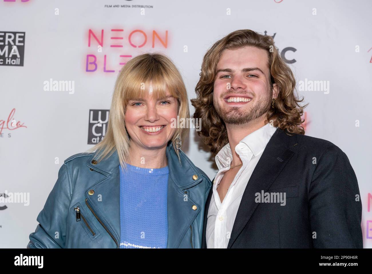 Los Angeles, CA March 9, 2023, Comedian Eugenia Kuzmina, Actor John ...