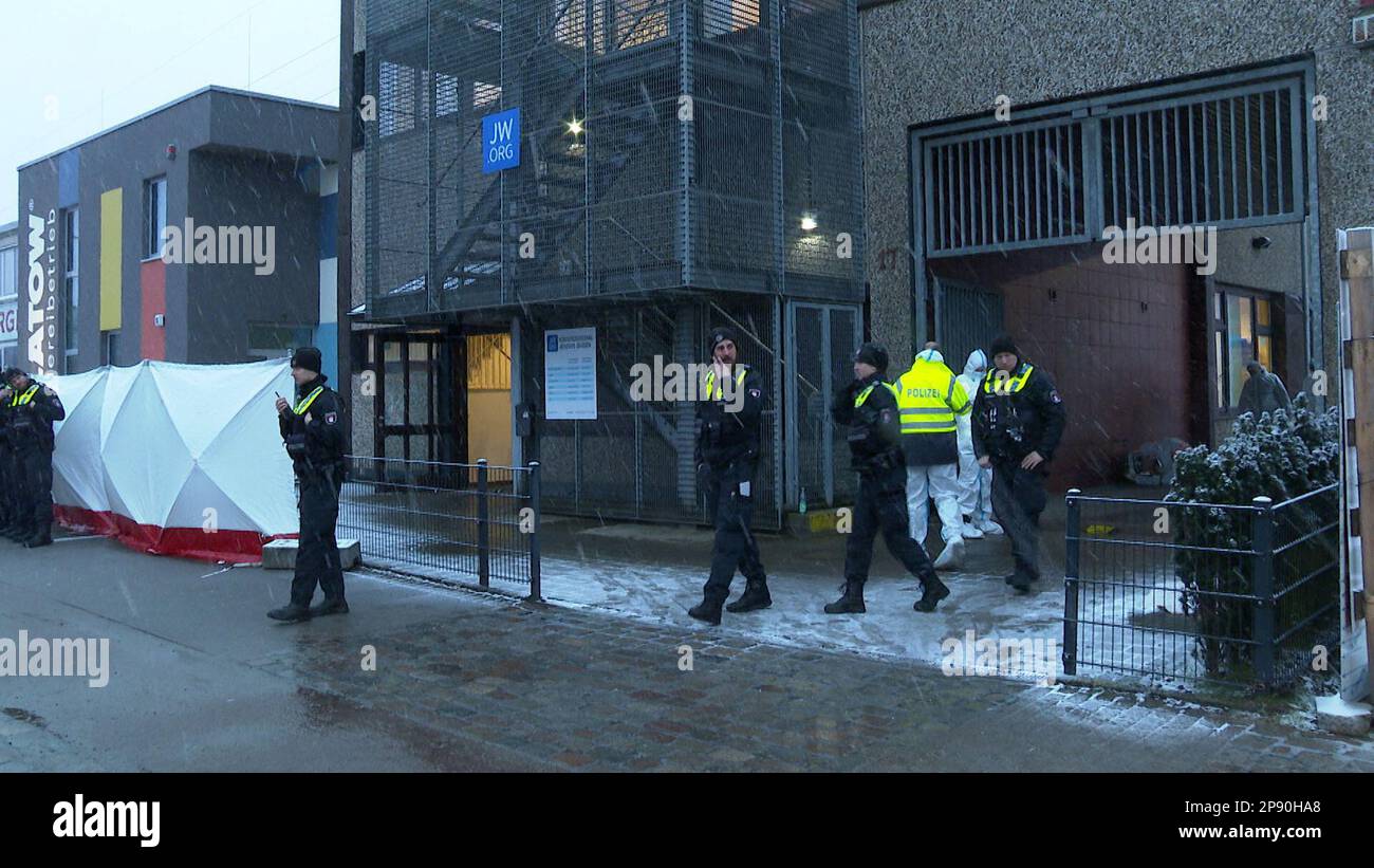 Hamburg, Germany. 10th Mar, 2023. The Jehovah's Witnesses building in ...