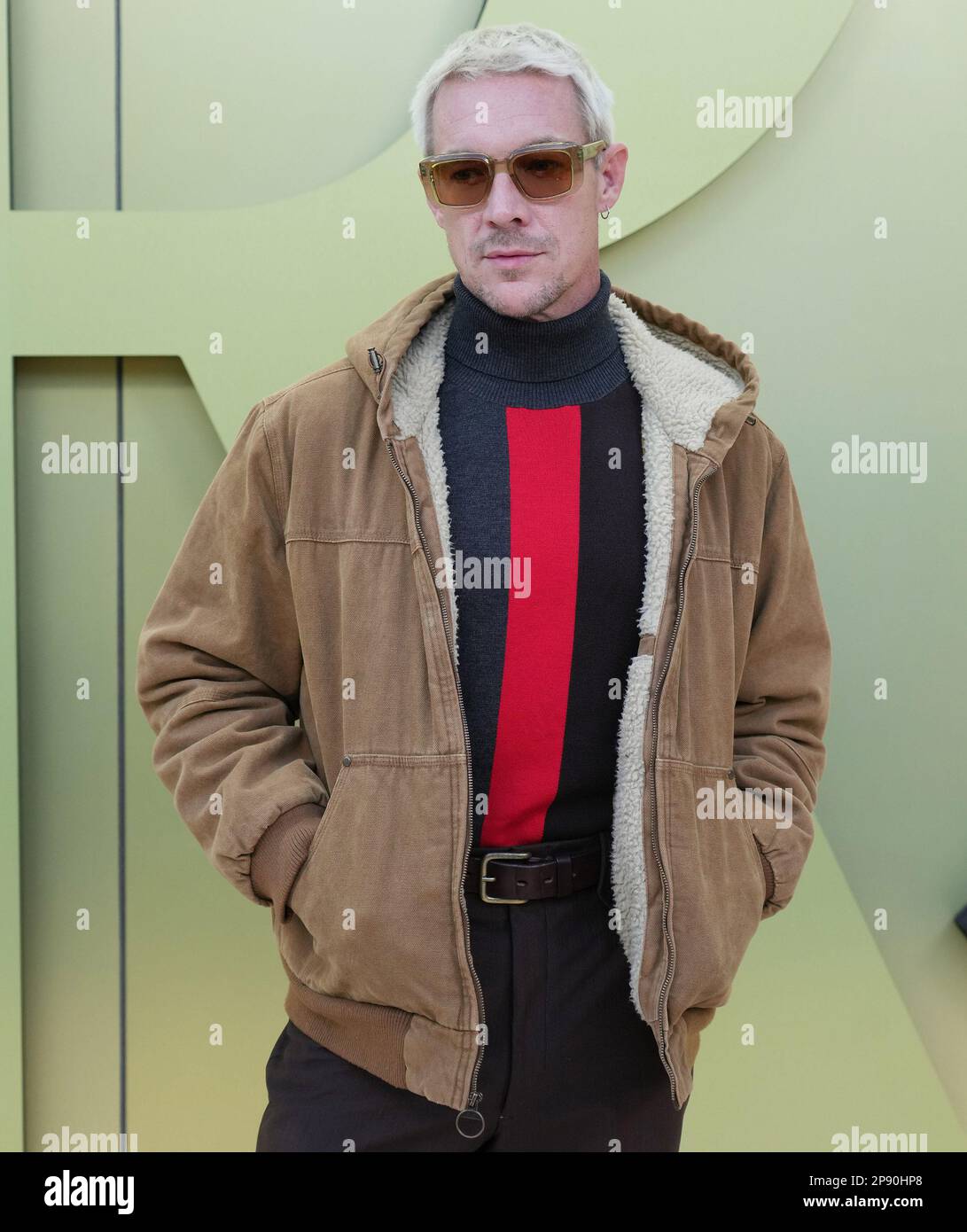 Los Angeles, USA. 09th Mar, 2023. Diplo arrives at the Versace FW23 ...