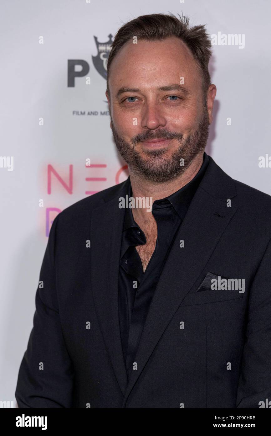 Los Angeles, CA March 9, 2023, Actor Patrick Scott Lewis attends "Neon ...