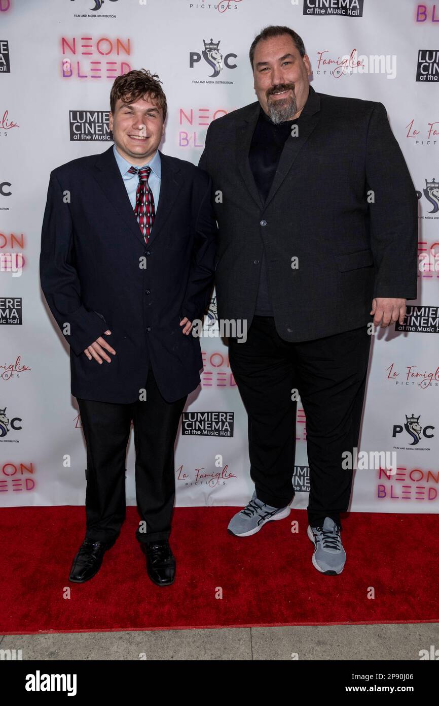 Los Angeles, CA March 9, 2023, Matt and Gunner Grisat attend "Neon ...