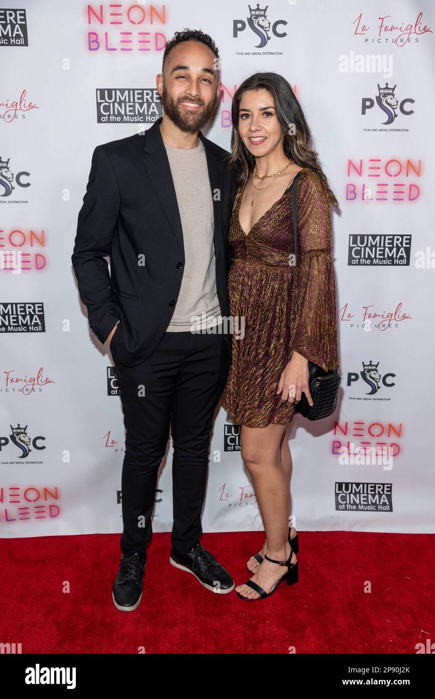 Los Angeles, CA March 9, 2023, Script supervisor Vaal English, Thailin Silva attend "Neon Bleed ...