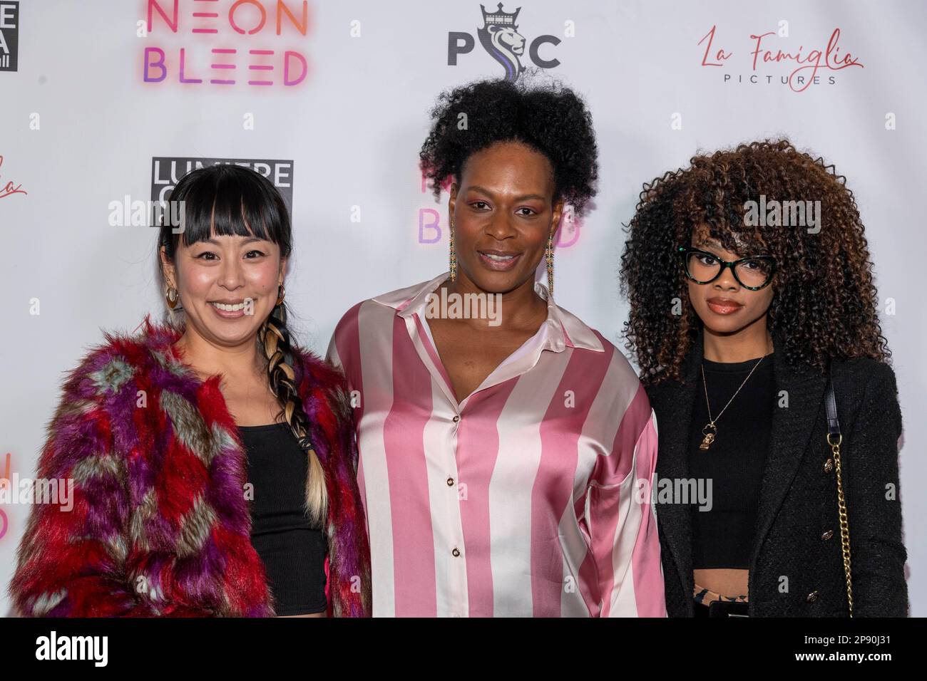 Los Angeles, CA March 9, 2023, Actress Quincy Cho, Actor Dionne Neish ...