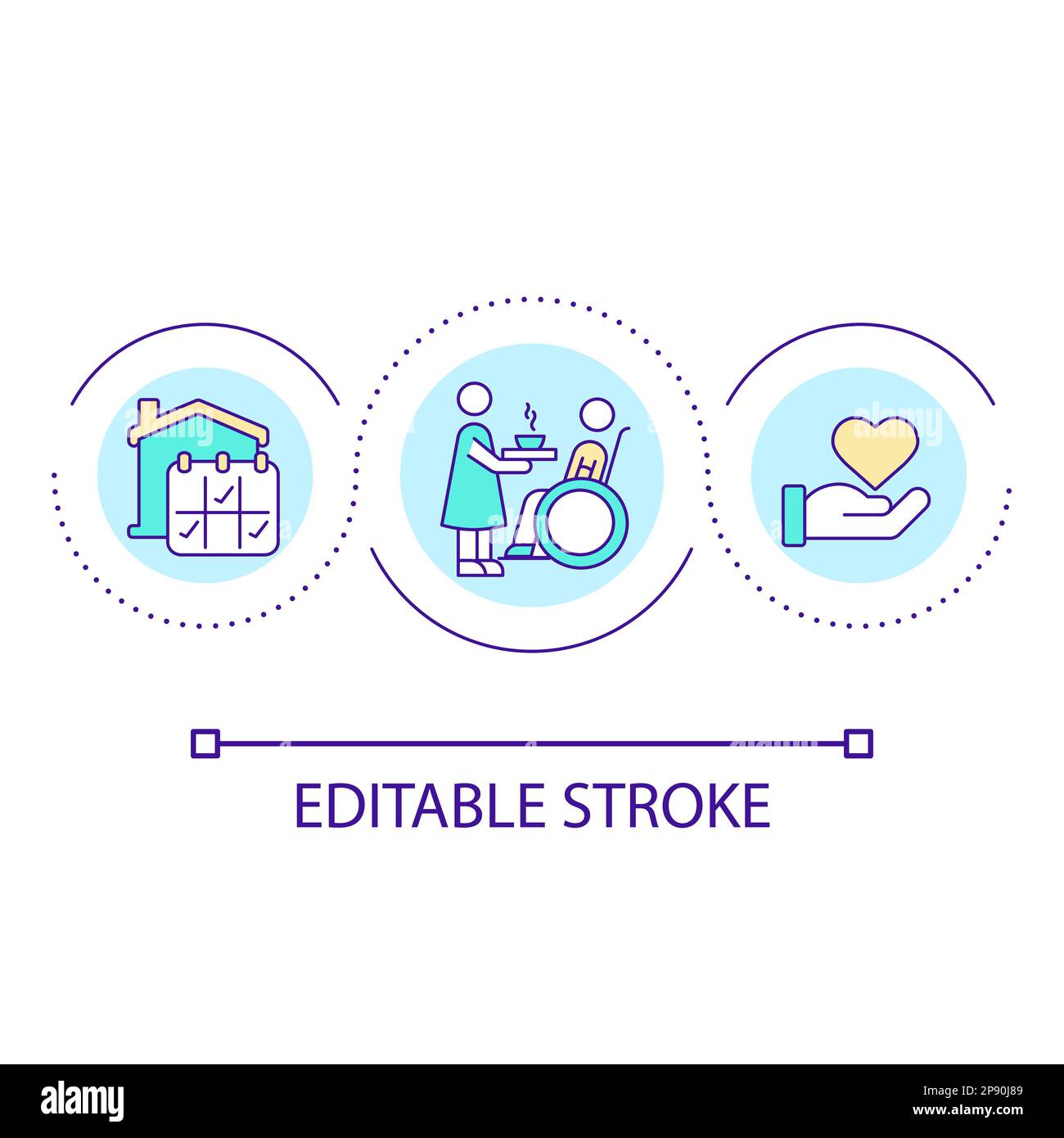 Full time support Stock Vector Images - Alamy