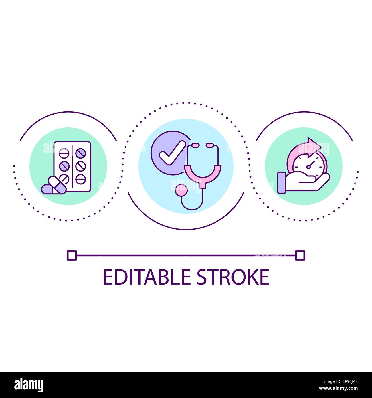 Treatment loop concept icon Stock Vector Image & Art - Alamy