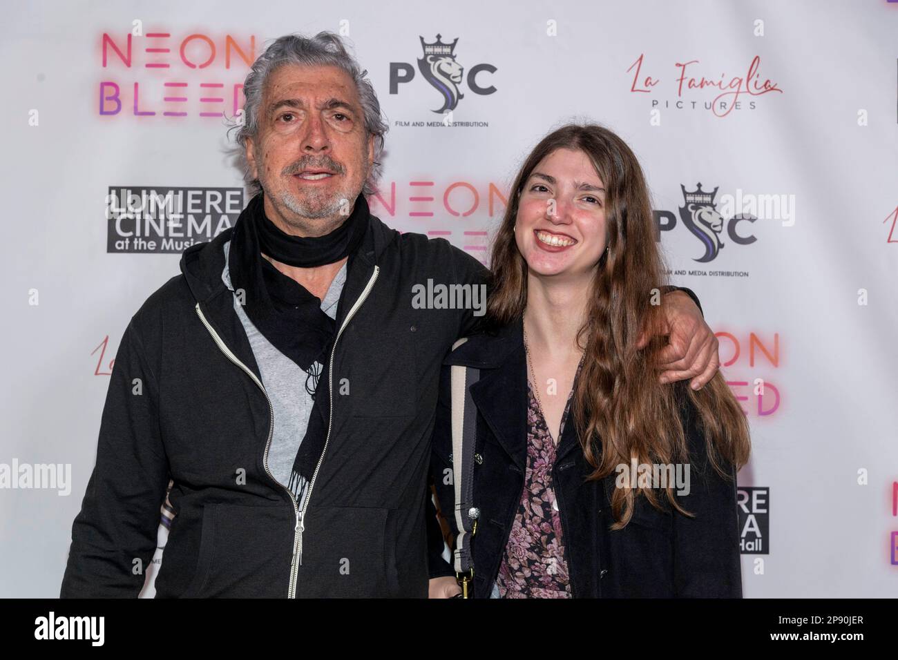 Los Angeles, CA March 9, 2023, Author Ralph Pezzullo with daughter Ally ...
