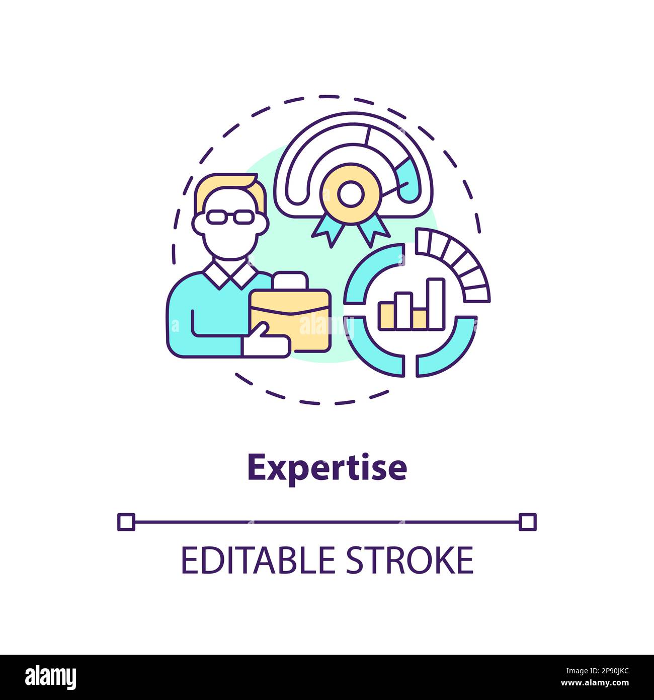 Expertise concept icon Stock Vector Image & Art - Alamy