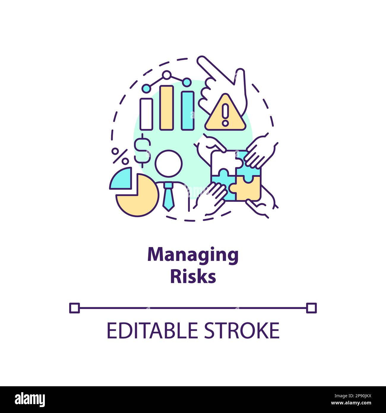 Managing risks concept icon Stock Vector Image & Art - Alamy Managing risks concept icon Stock Vector Image & Art - Alamy