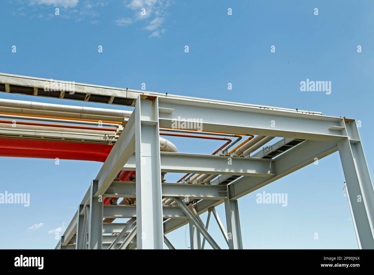 Pipeline of oil fields Stock Photo - Alamy