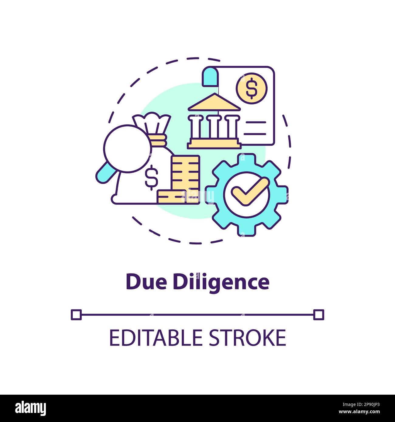 Due diligence Stock Vector Images - Alamy