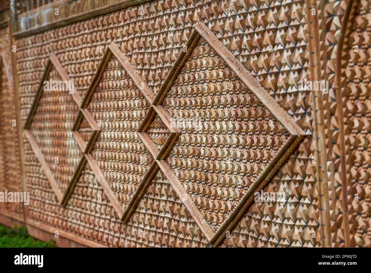 Xinjiang national style building wall decoration Stock Photo - Alamy