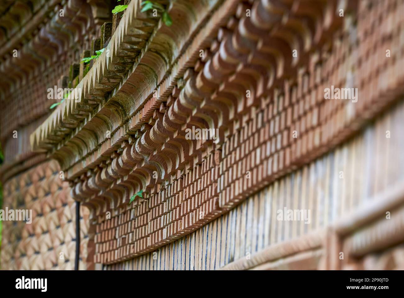 Xinjiang national style building wall decoration Stock Photo - Alamy
