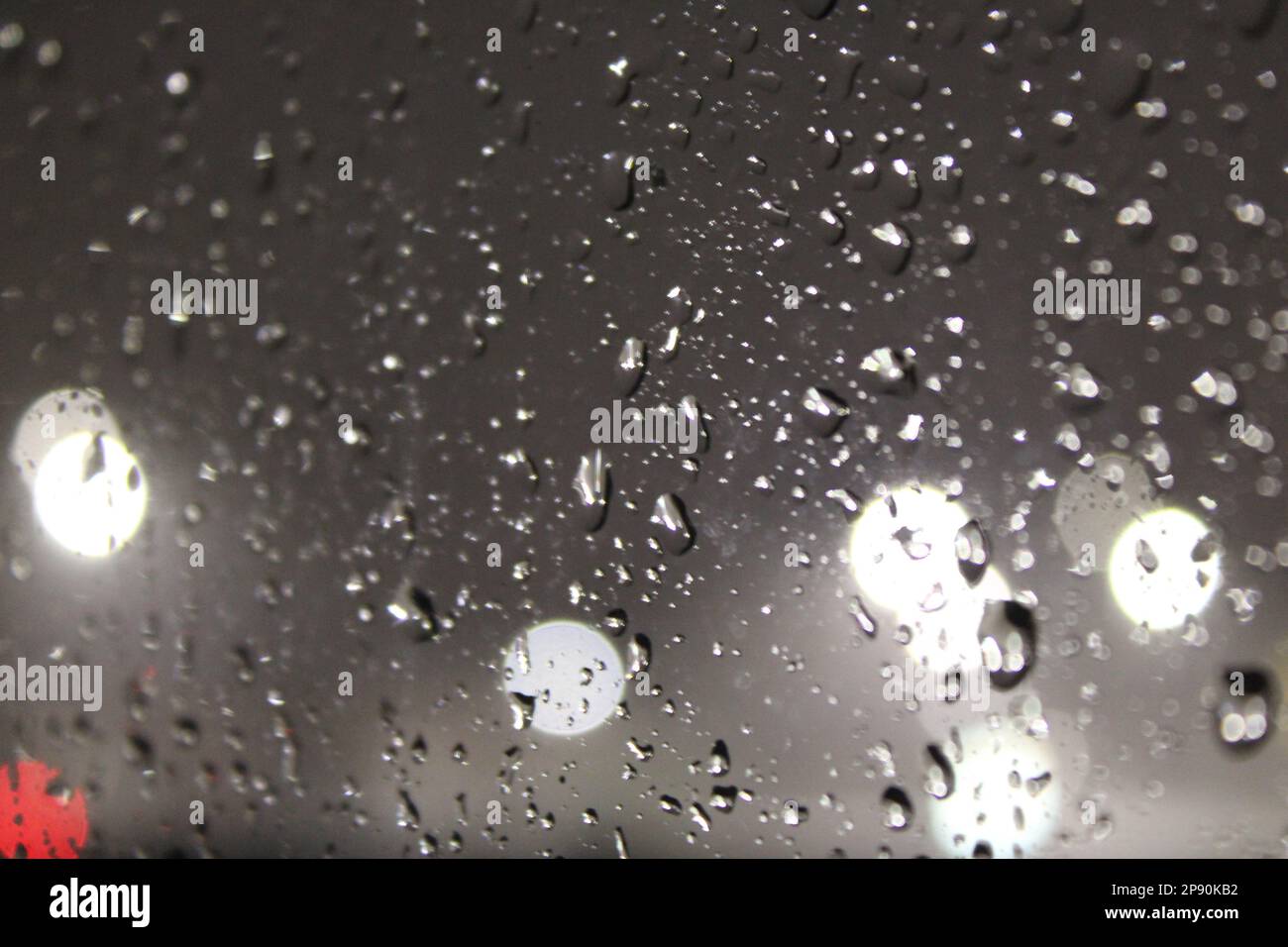 Rain on a glass window Stock Photo - Alamy