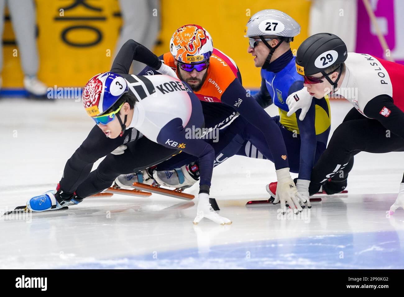 SEOUL, KOREA - MARCH 10: Seo Lee June of Korea, Sjinkie Knegt of ...
