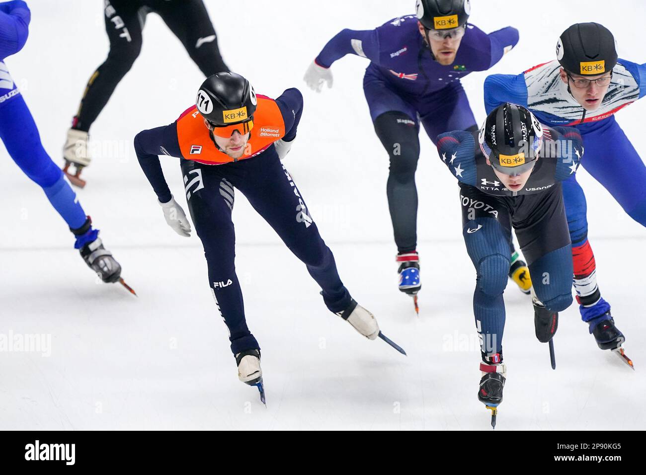 SEOUL, KOREA - MARCH 10: Friso Emons of the Netherlands competing on ...