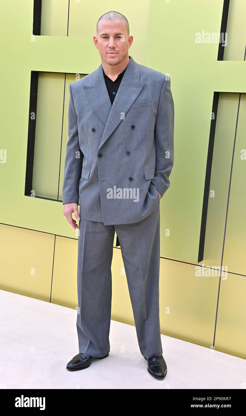 Channing Tatum arriving at the Versace FW23 Show held at the Pacific ...