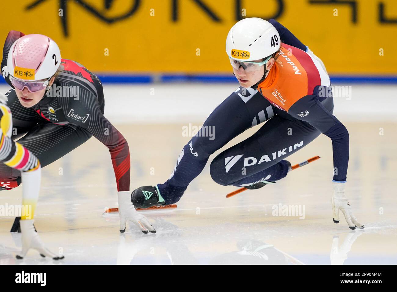 SEOUL, KOREA - MARCH 10: Selma Poutsma of the Netherlands competing on ...