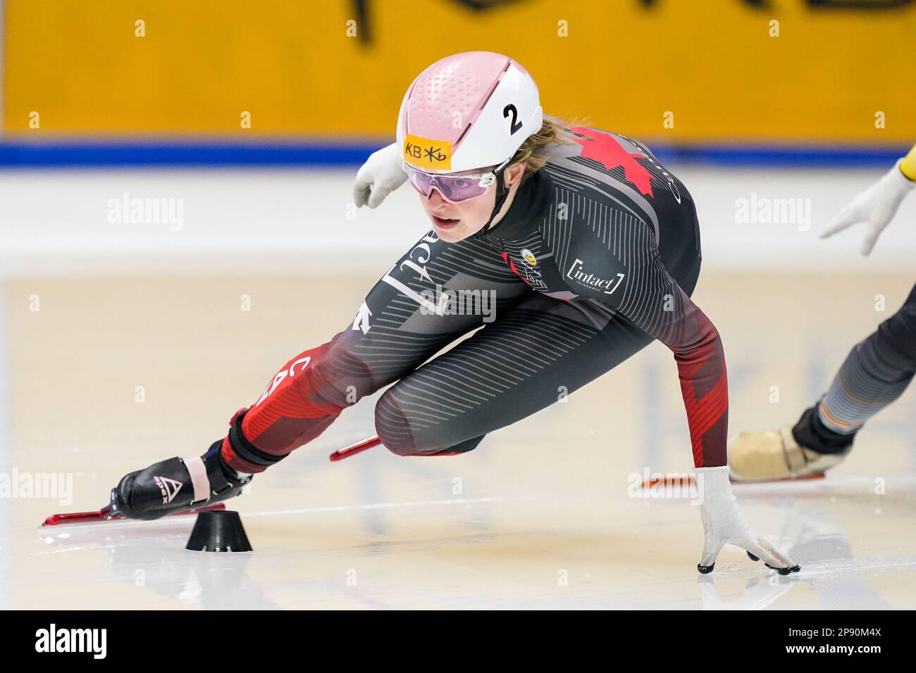 SEOUL, KOREA - MARCH 10: Kim Boutin of Canada competing on the Women's ...