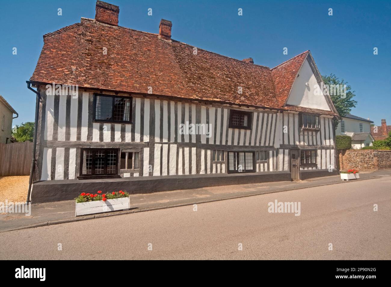 ICKLETON Cambridgeshire Timber Framed House England UK United Kingdom ...