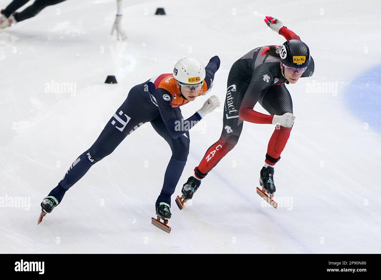 SEOUL, KOREA - MARCH 10: Selma Poutsma of the Netherlands and Rikki ...